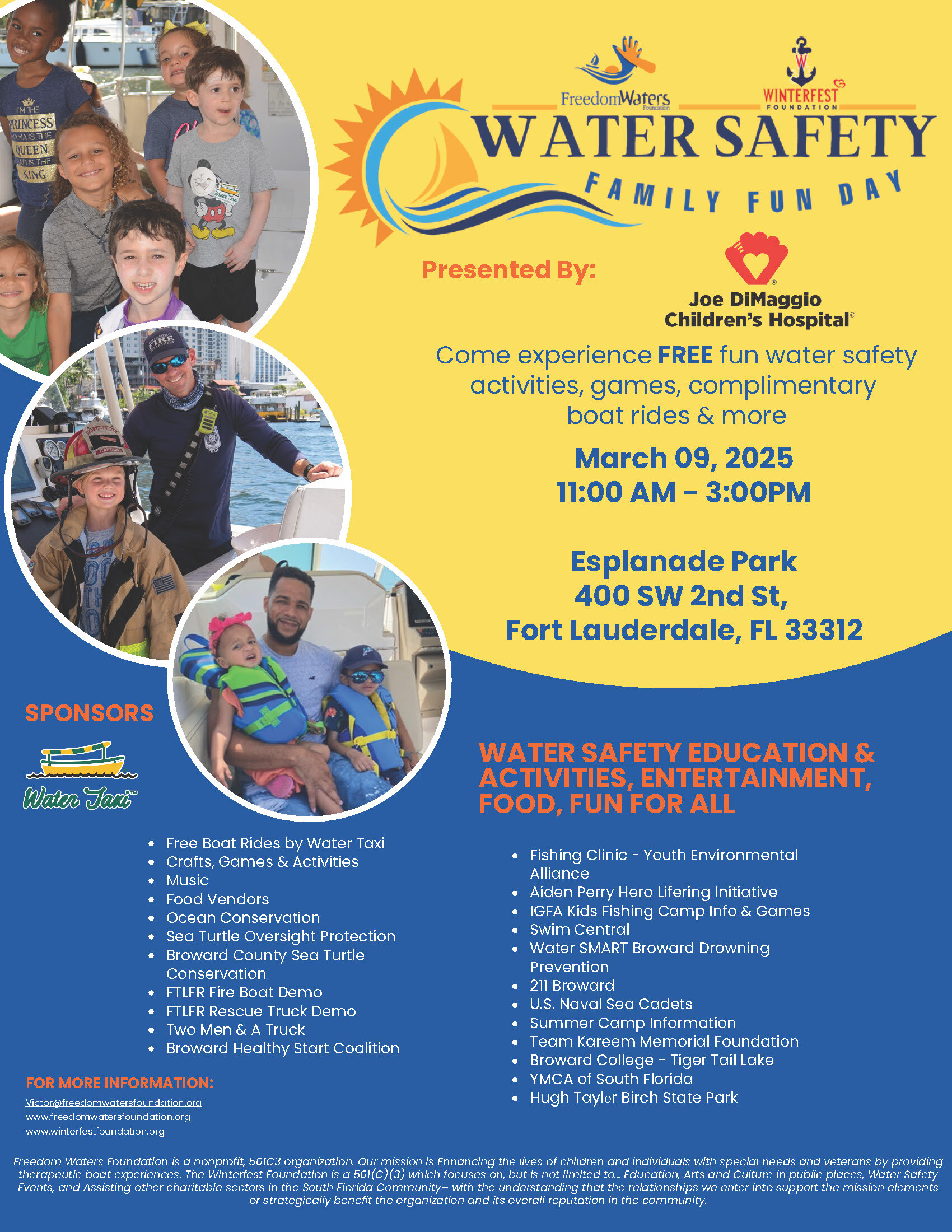 Water Safety Family Fun Day – Winterfest Foundation